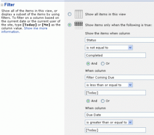 SharePoint - advanced view and filter techniques | Pentalogic Technology